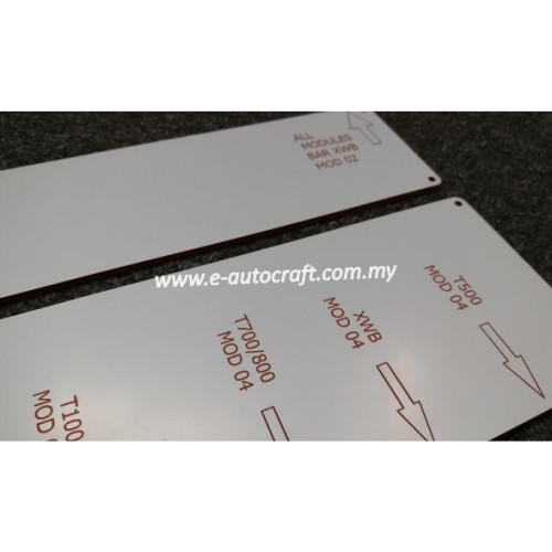 Label Tag Rowmark / Traffolyte laser engraving LTNRT/L_03