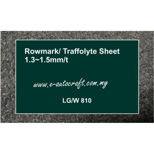 Rowmark/ Traffolyte Sheet Dark Green/White_DG/W (810)