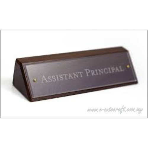 Name Tag Desktop Metal Name Plate
